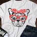 French Bulldog Svg,french Bulldog With Bandana Svg,french Bulldog With ...
