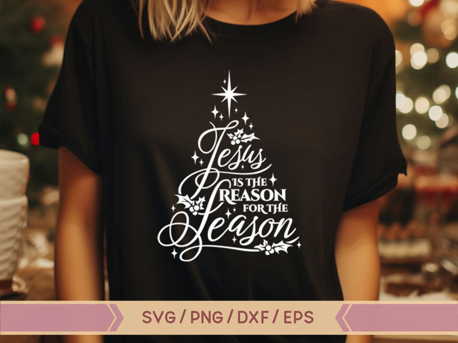 Jesus is the Reason for the Season Svg, Faith Svg, Christian Christmas ...