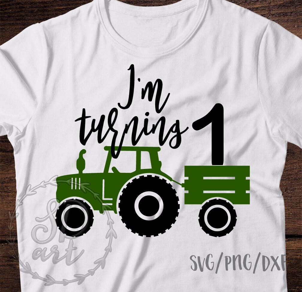 Im Turning One Svg Birthday Boy Svg File Happy Birthday Svg - Etsy