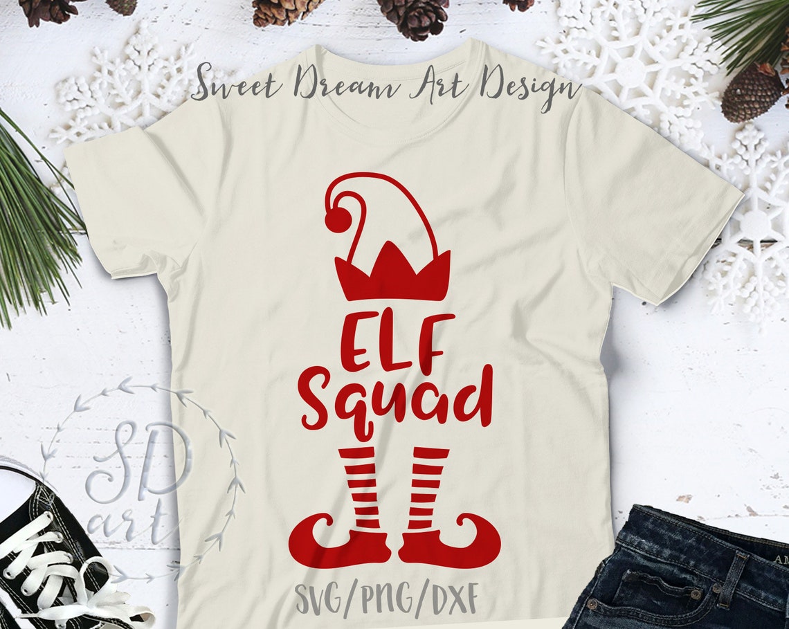 Elf Squad Svg Elf Svg Funny Christmas Svg Funny Elf - Etsy