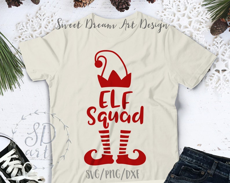 Elf Squad Svg Elf svg Funny Christmas Svg Funny Elf | Etsy