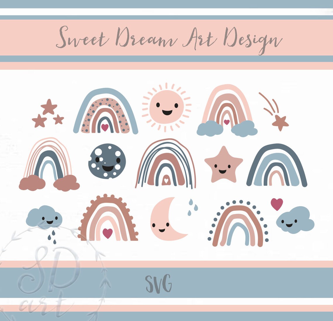 Rainbow Svg Rainbow Baby Clipart Rainbow Baby Svg Rainbow - Etsy