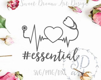 Craft Supplies & Tools Visual Arts Nurse svg Essential svg Cricut ...