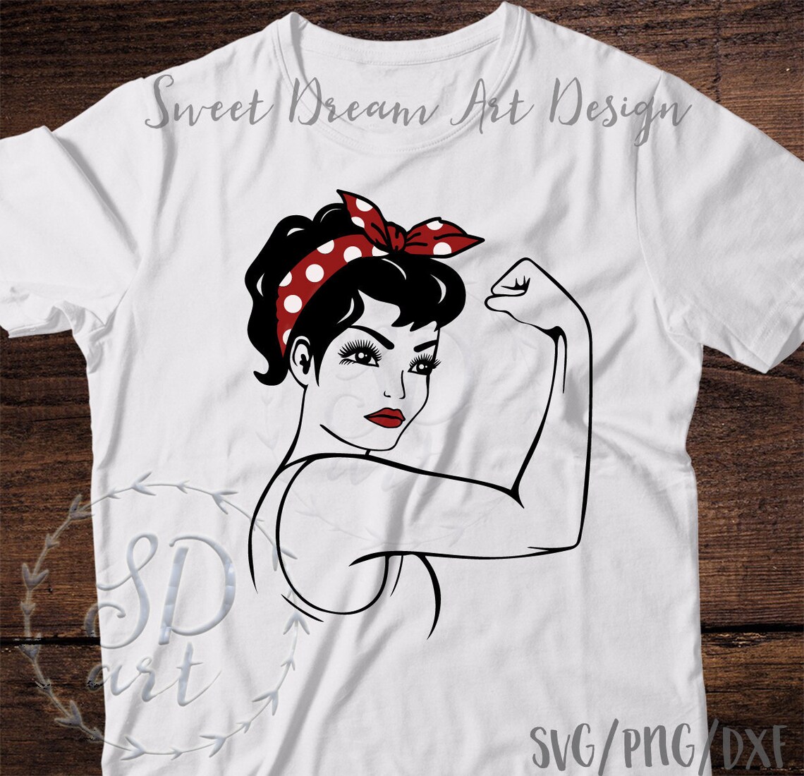 Rosie The Riveter Svggirl Power Svg Strong Woman Svgrosie Etsy