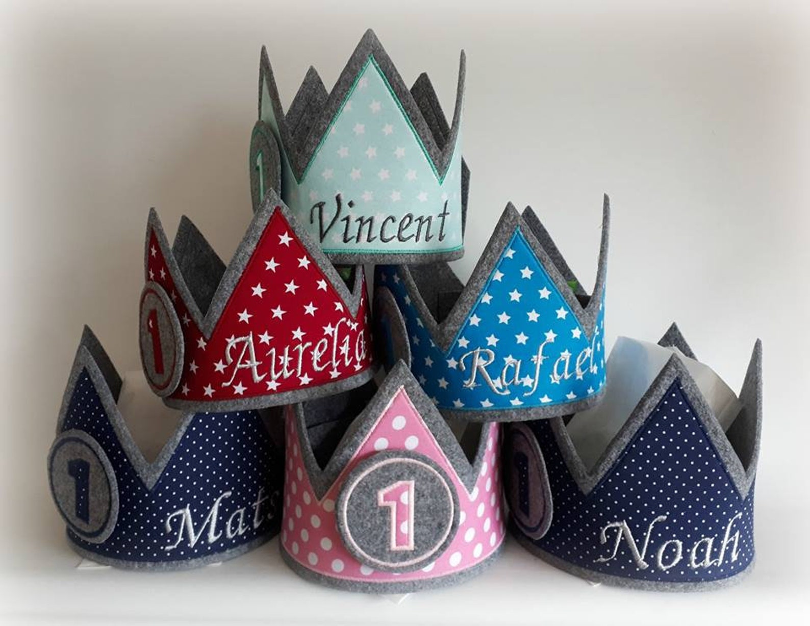 Birthday Crown With the Numbers 1-10, Incl. Star and Name - Etsy UK