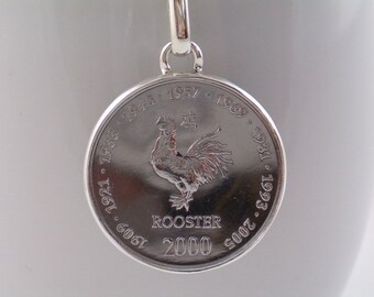 Rooster pendant | Etsy