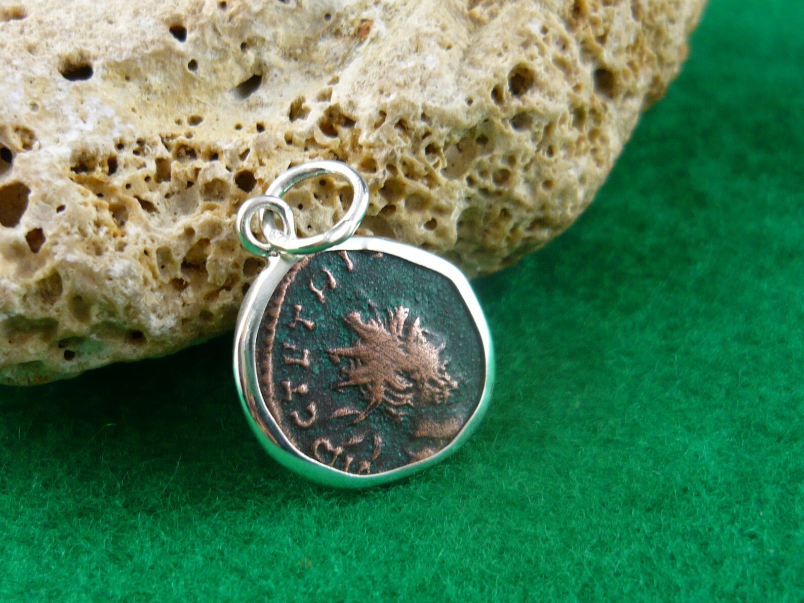 Tetricus I Emperor Pendant Antique Coin Roman Empire - Etsy