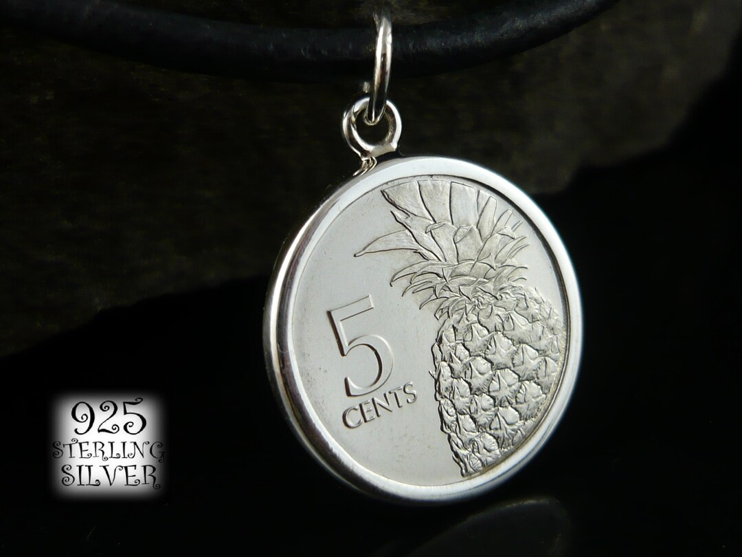 Pendant Coin Bahamas 2015 925 Sterling Silver for 18th Birthday Gift ...