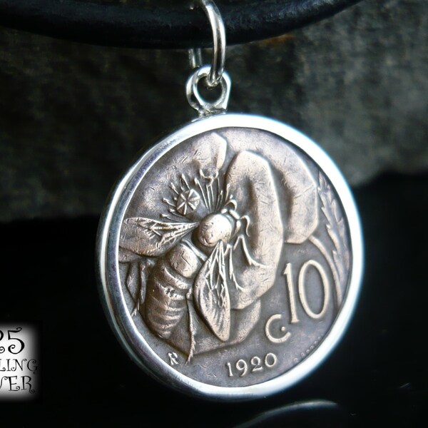 Italy Coin Necklace - Etsy