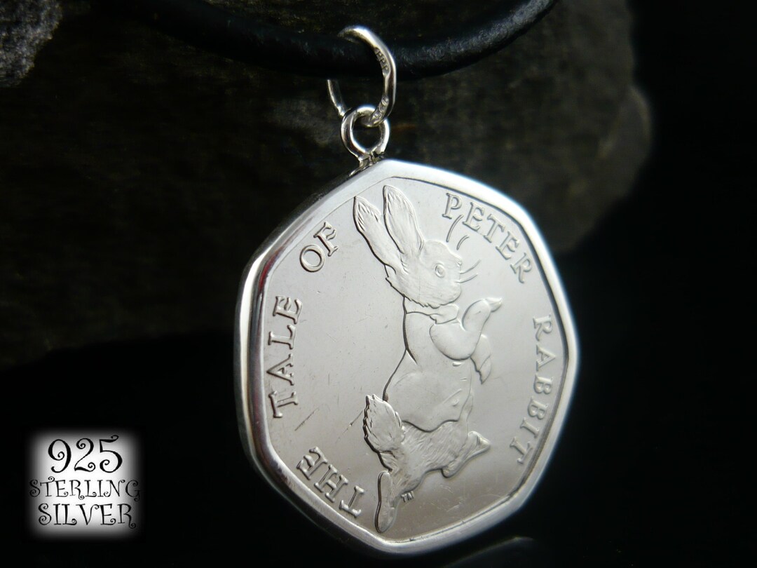 Fifty Pence 2017 Peter Rabbit * Coin From United Kingdom * 925 Sterling ...