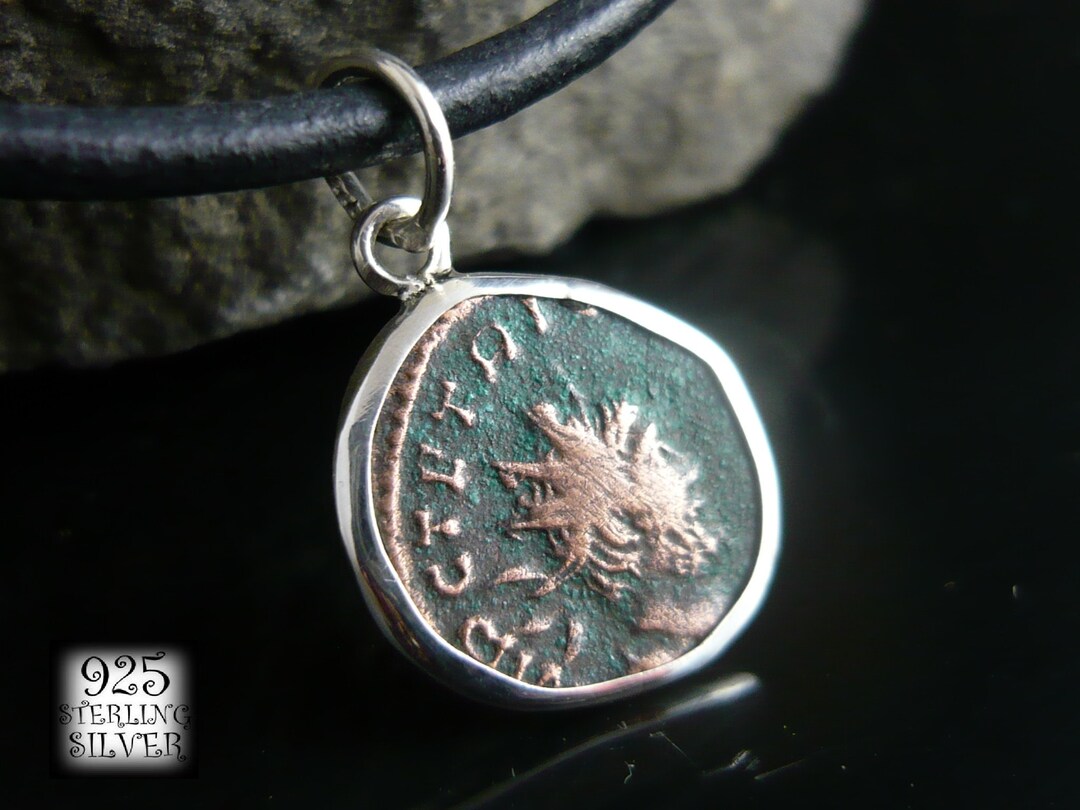 Tetricus I Emperor * Pendant Antique Coin * Roman Empire * 925 Silver ...