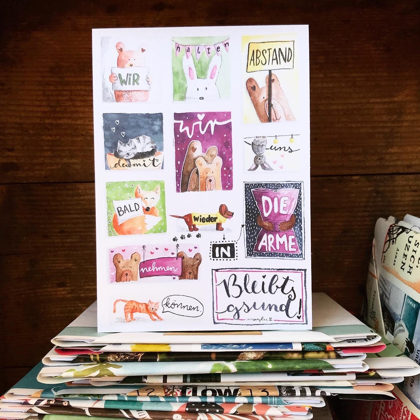 Postkartenset mit 5 Karten nach Wahl - 20% günstiger! - Etsy.de