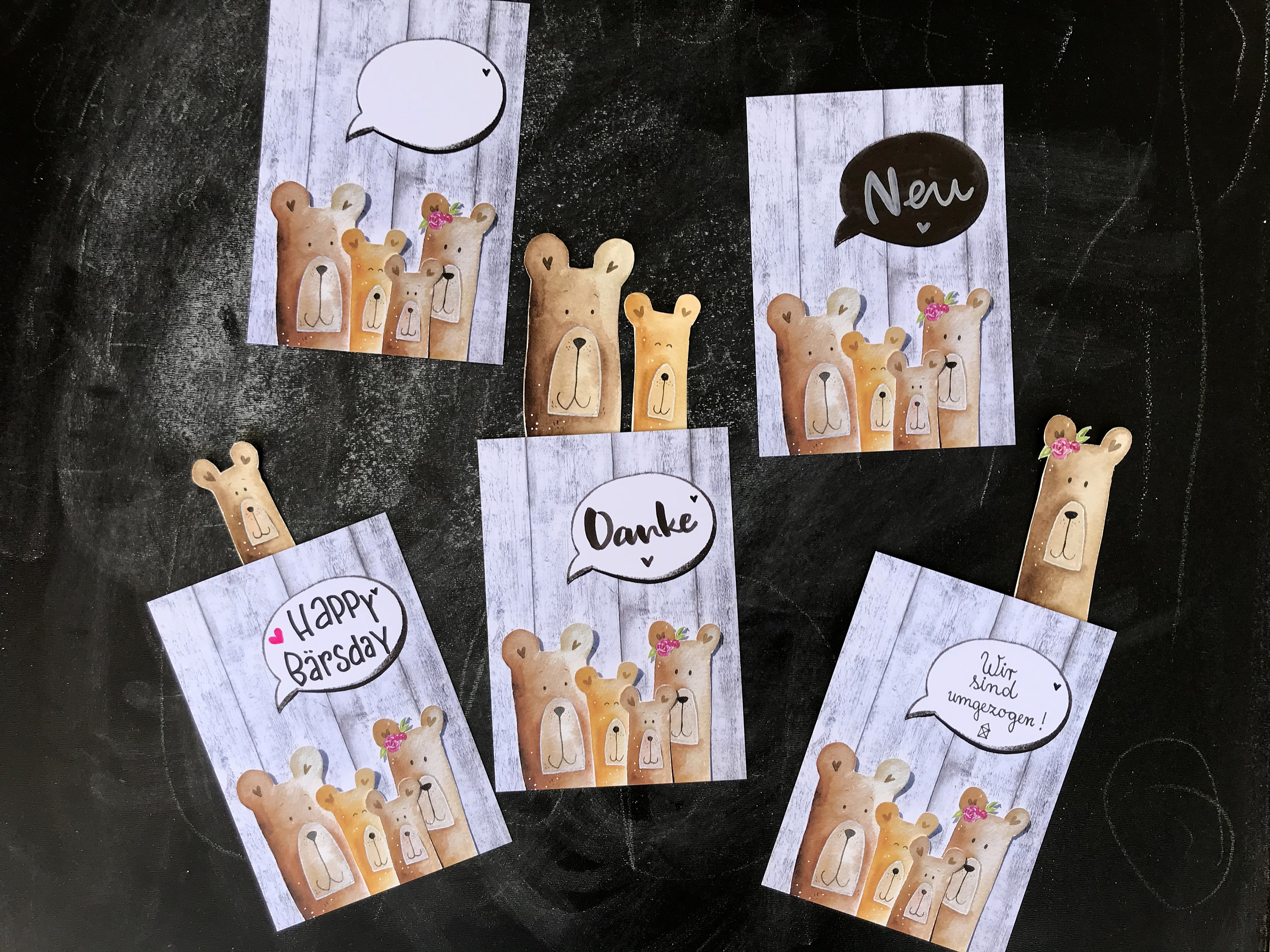 Postkartenset mit 5 Karten nach Wahl 20% günstiger - Etsy.de