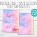 Taylor Swift Birth-tay Party Favor Tags | Watercolor Sky | Lover ...