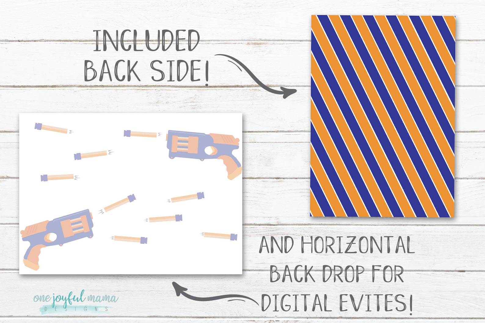 Nerf Birthday Party Invitation Boys Birthday Party DIY Customizable ...