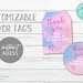 Taylor Swift Birth-tay Party Favor Tags | CUSTOMIZABLE | Watercolor Sky ...
