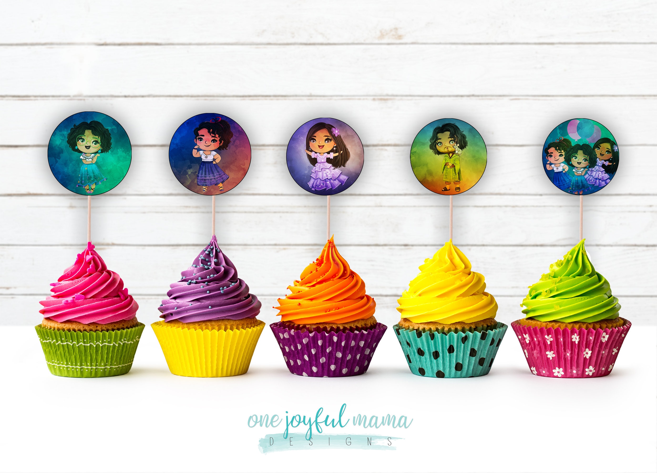 Encanto Cupcake Toppers Birthday Party Printable Cupcake Toppers
