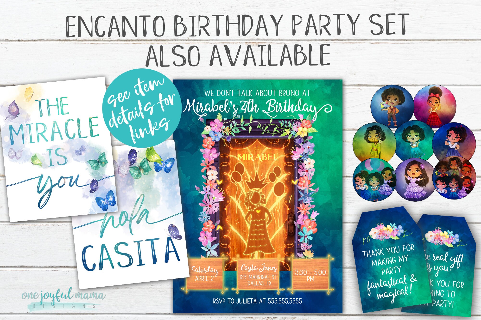 Digital PRINTABLE Encanto Wall Signs Hola Casita / the - Etsy