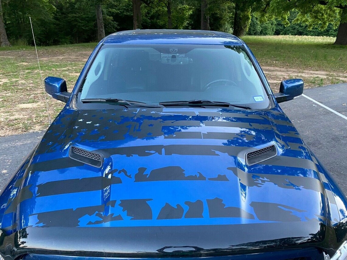 New LARGE AMERICAN Flag Graphics Vinyl Decal Sticker on Roof - Etsy