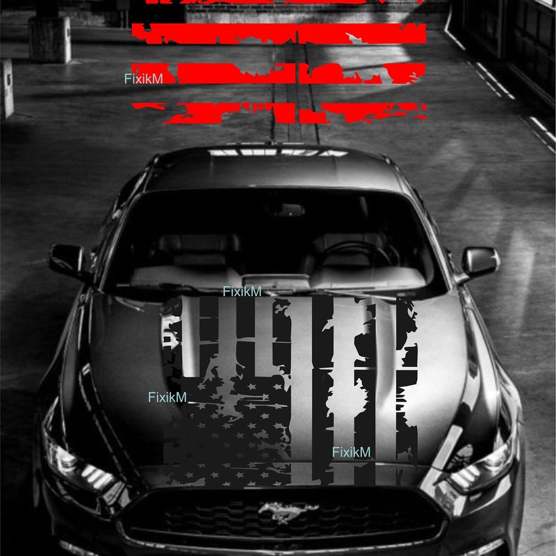 Mustang Hood Decal - Etsy