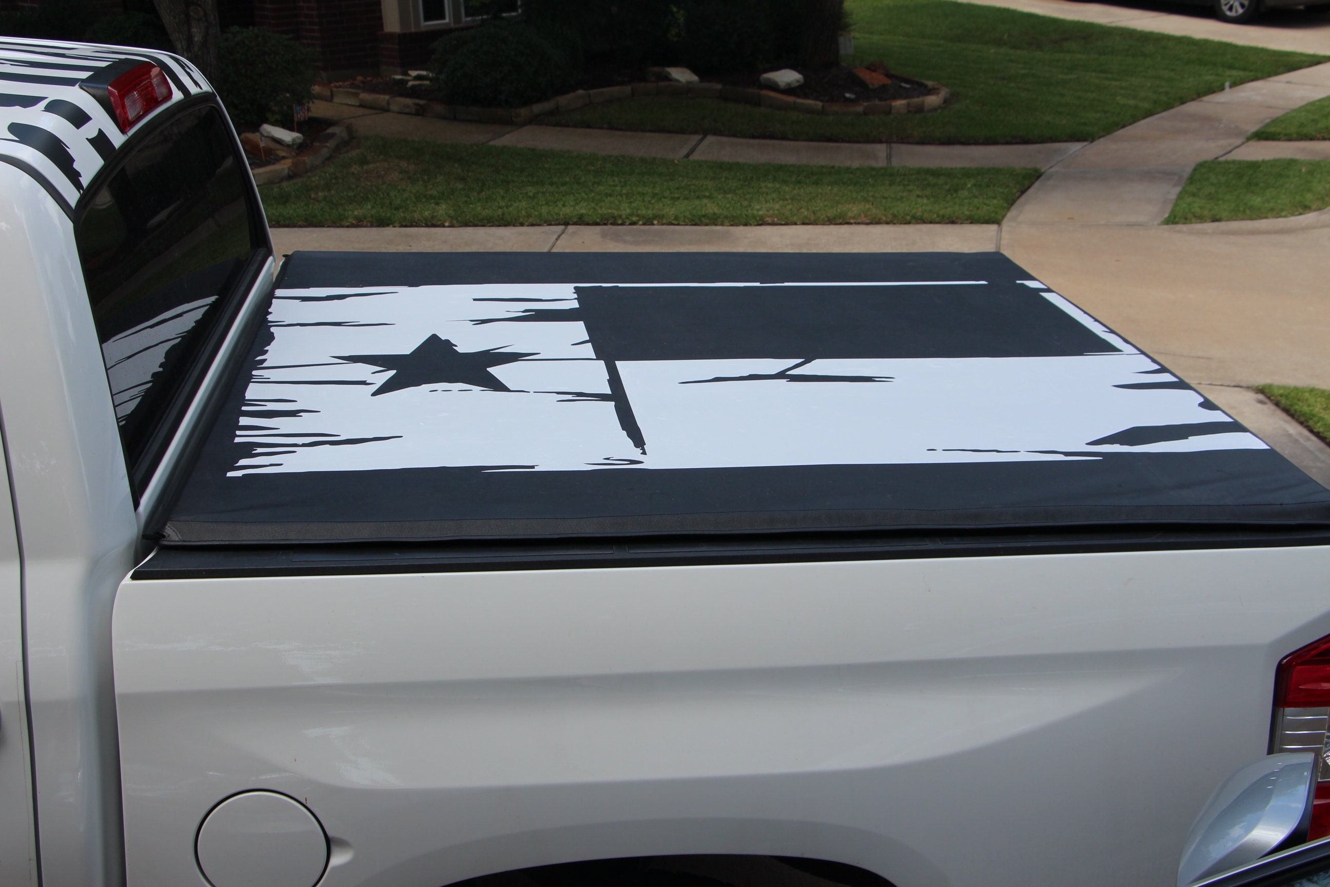 TEXAS Flag Decal LARGE Vinyl Sticker on Roof Hood Side Rear - Etsy