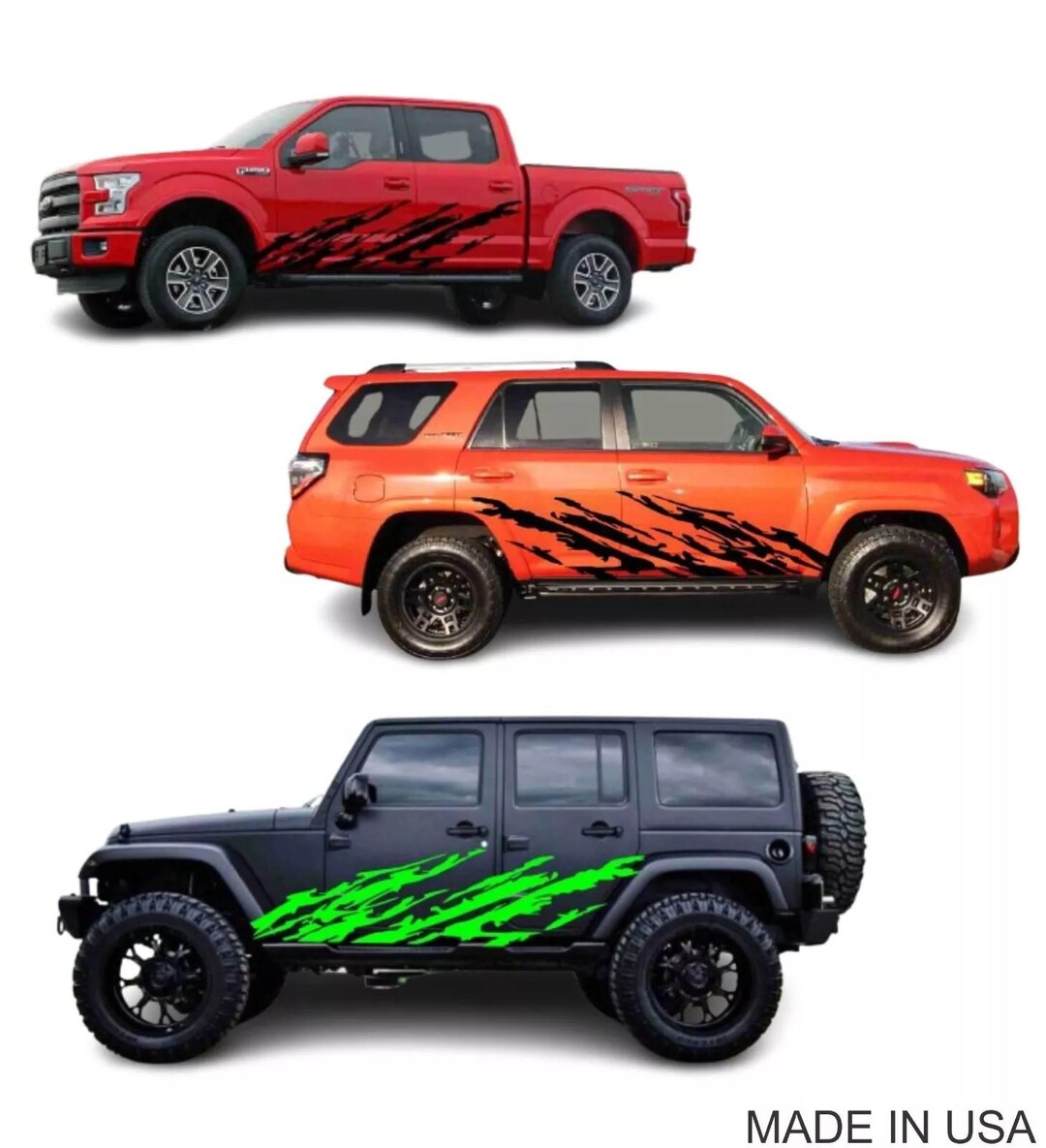 Large Mud Splash Graphics Decals for Trucks, Cars, Vans, Suvs, Rvs ...