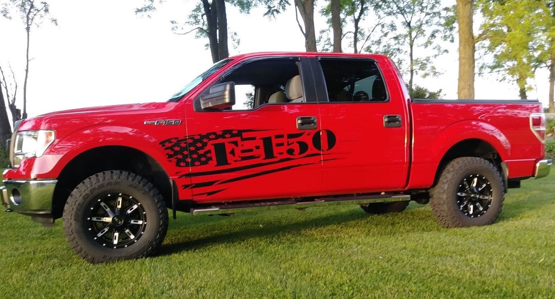 American Flag Graphics Vinyl Decal for Ford F-150 F150 Left | Etsy