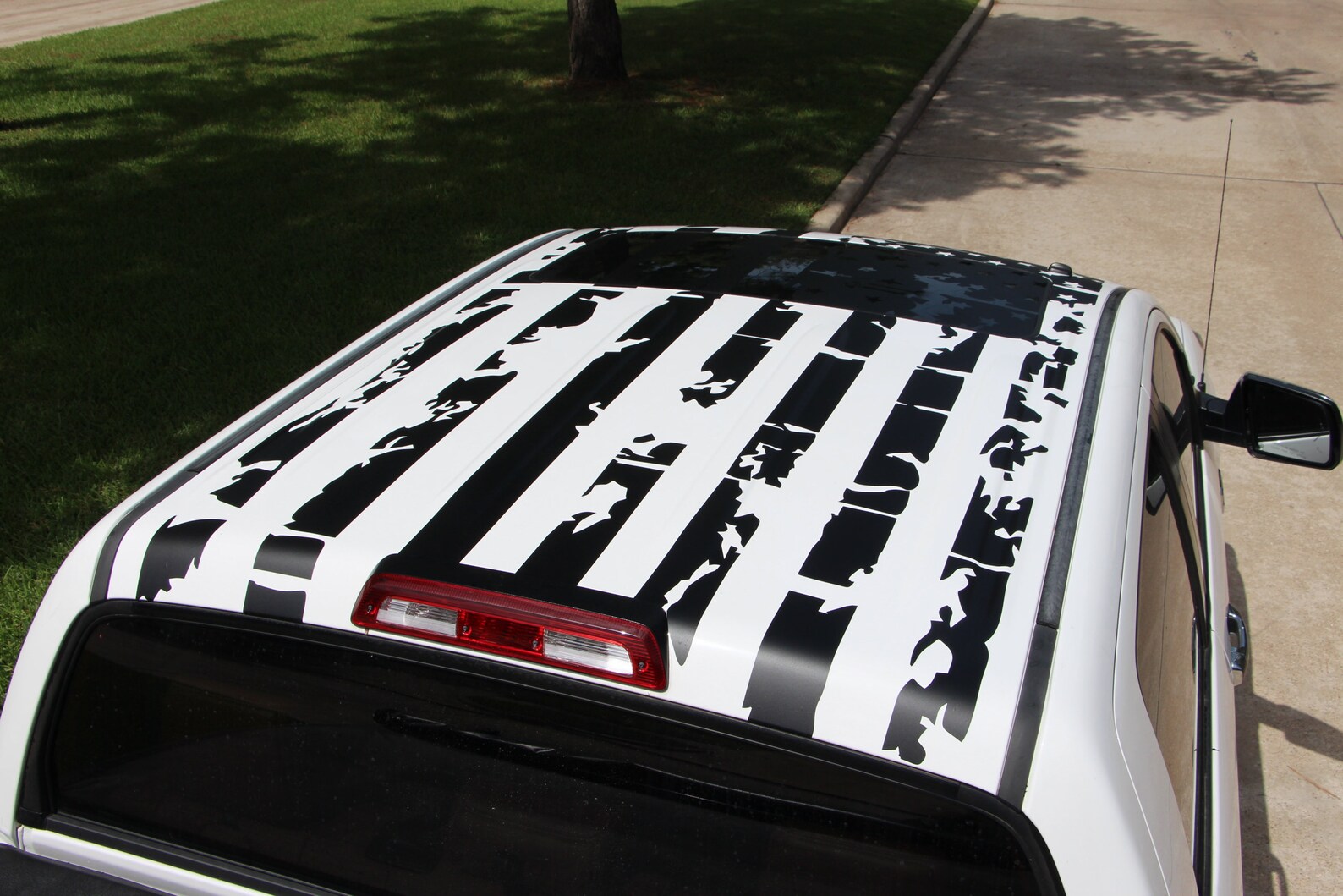 LARGE Size Vinyl Sticker Decal AMERICAN FLAG Fitl for Roof - Etsy