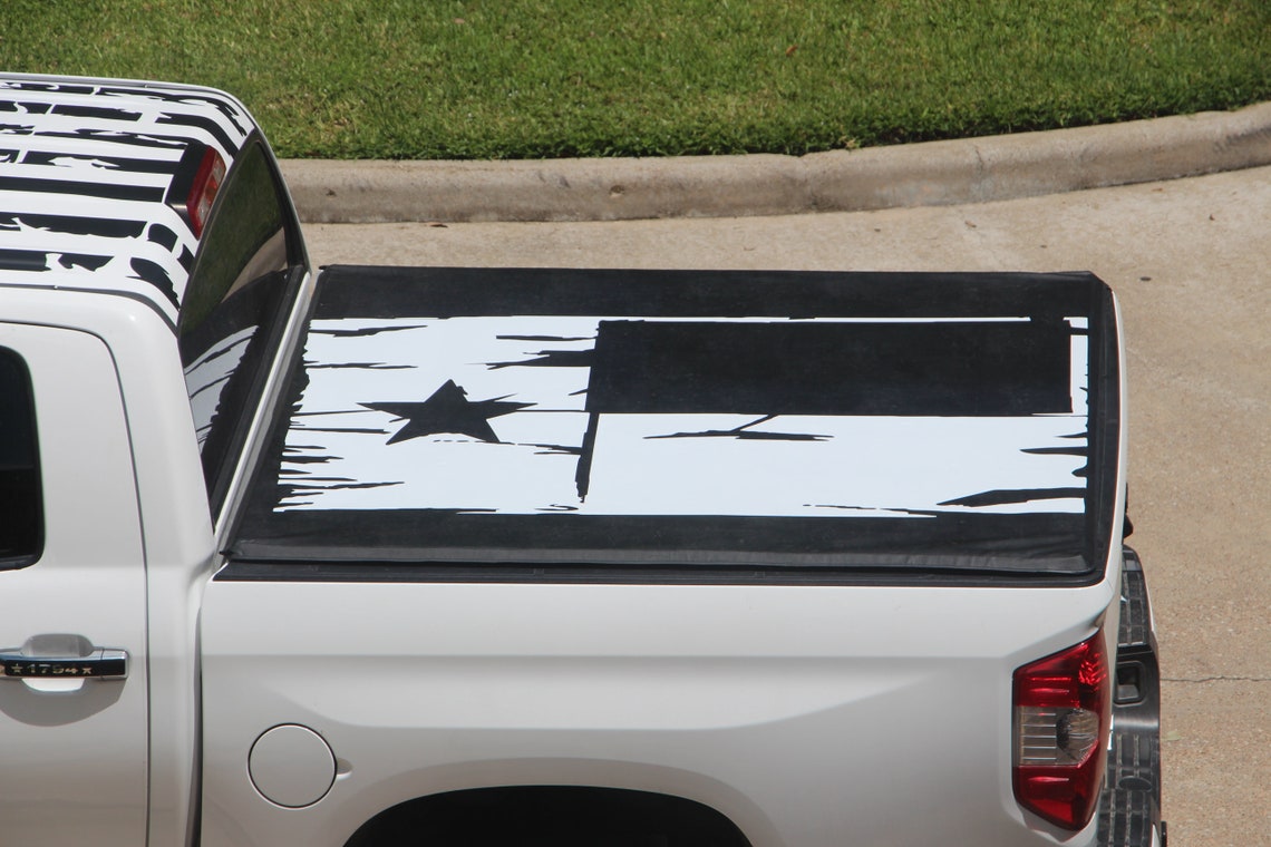 TEXAS Flag Decal LARGE Vinyl Sticker on Roof Hood Side Rear - Etsy