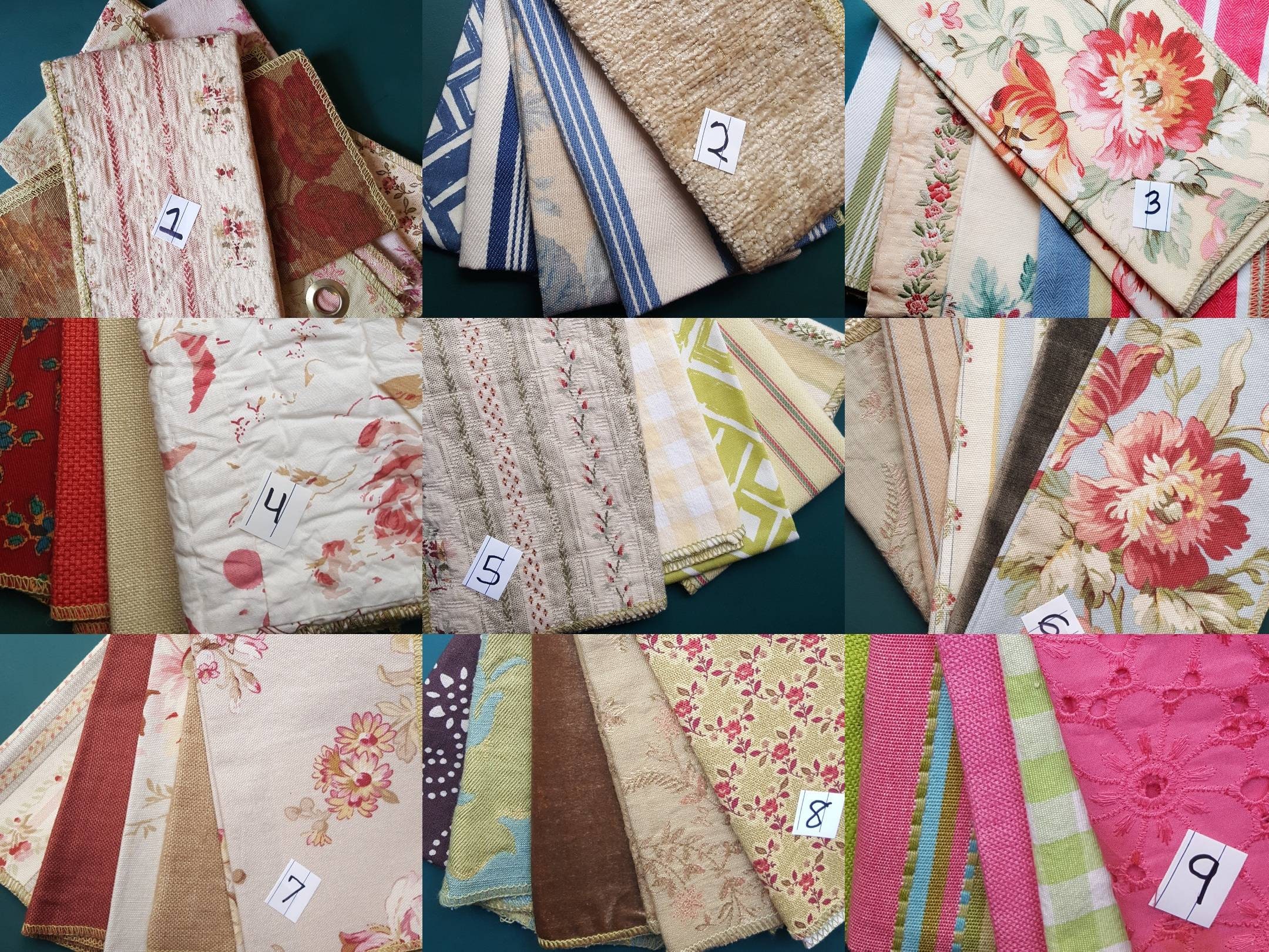 Paquetes de muestras de tela | Etsy