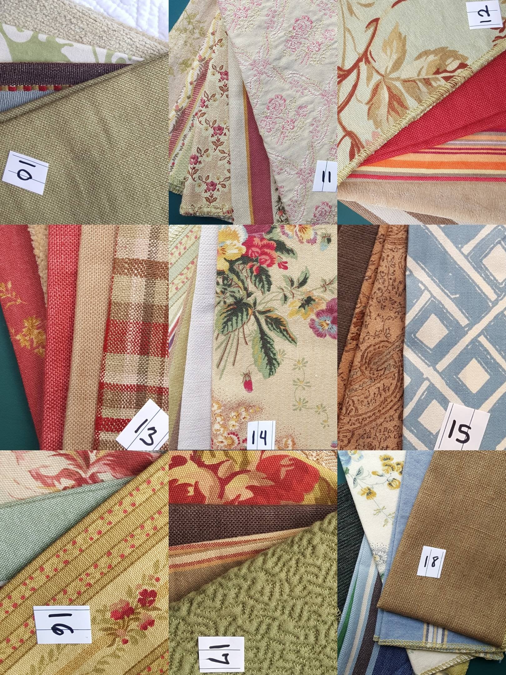 Paquetes de muestras de tela | Etsy