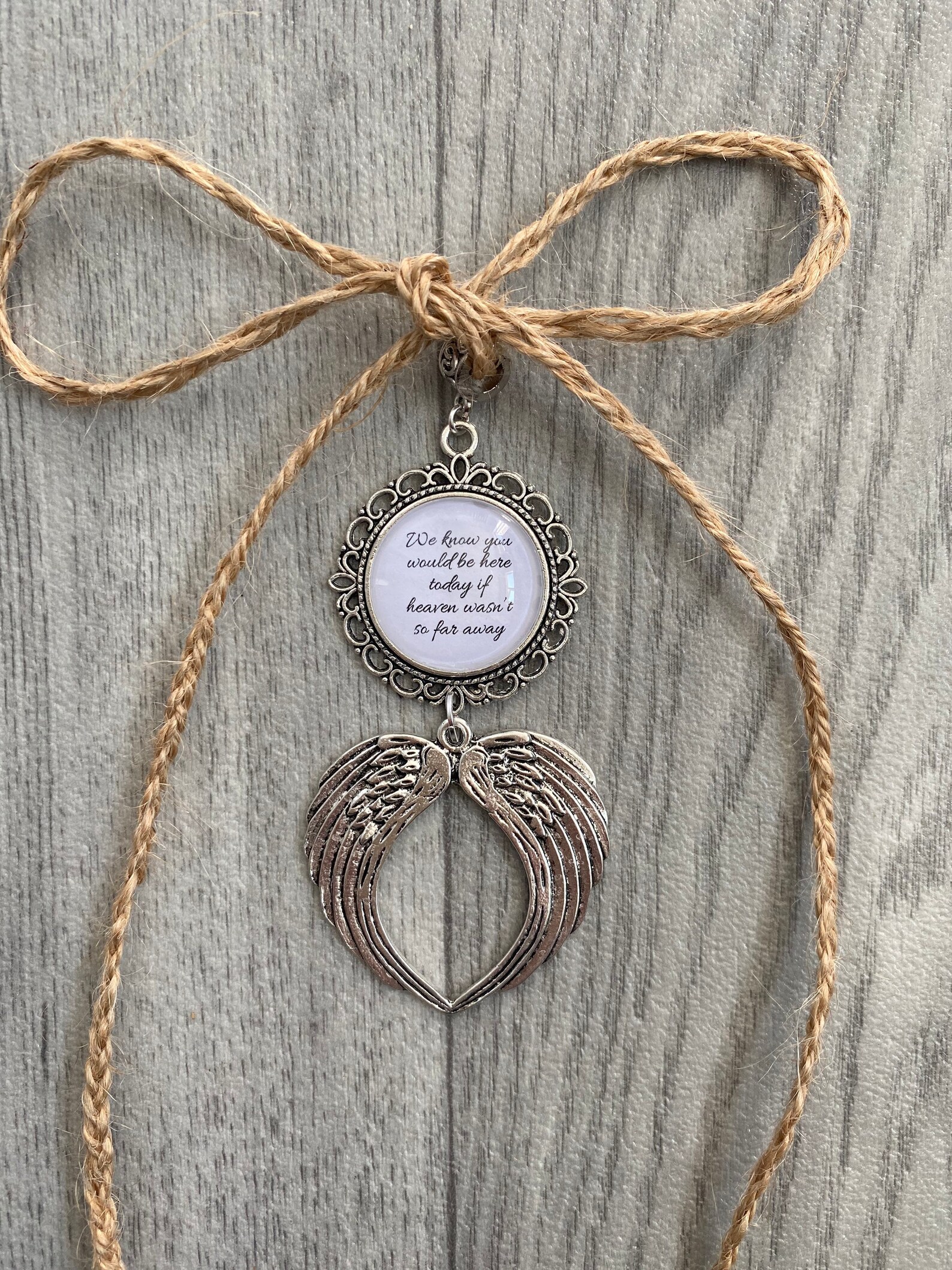 Wedding Memorial Bouquet Charm Family Memorial Bouquet Charm | Etsy