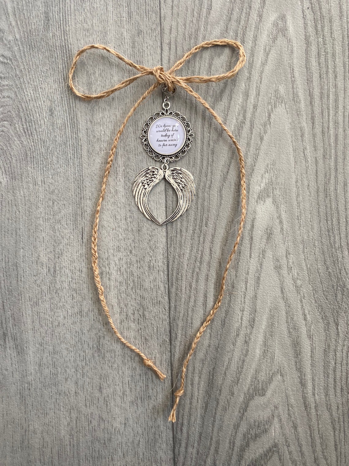 Wedding Memorial Bouquet Charm Family Memorial Bouquet Charm | Etsy