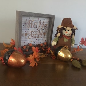 Hello Fall Shadow Box, Fall Decor, Home Decor, Holiday, Fall Decor ...