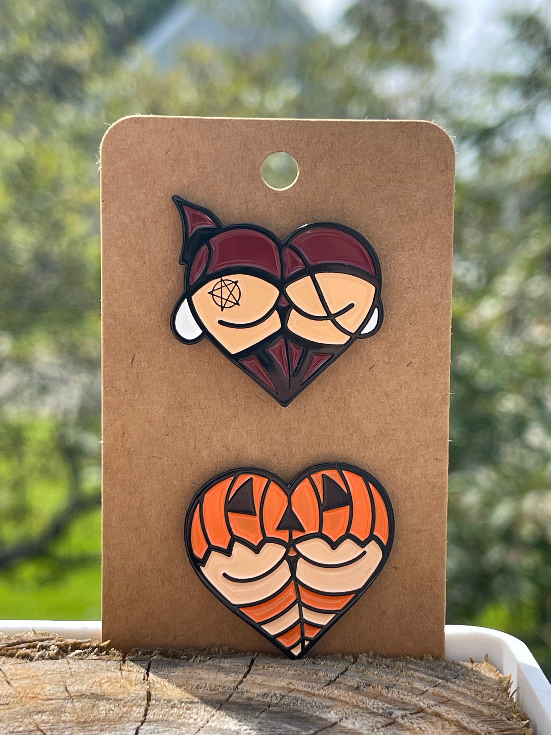 Pumpkin Butt Pin Pack - Etsy