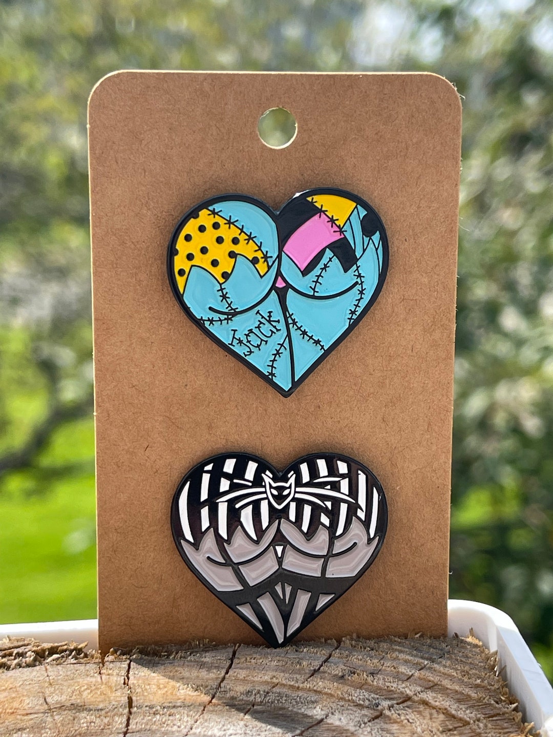 Sally and Kitty Booty Pins - Etsy