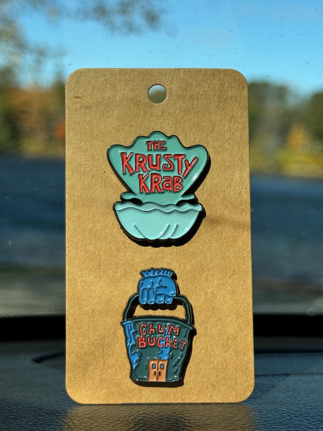 Krust Krab Clam & Chum Bucket Pins - Etsy