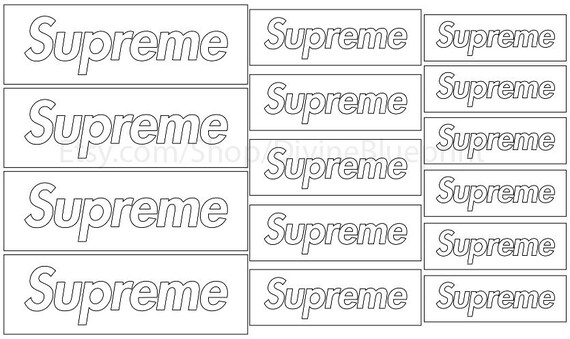 Lv Supreme Stencil | semashow.com