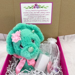 Ring Bearer Triceratops Dinosaur Proposal Box, Flower Girl Proposal ...