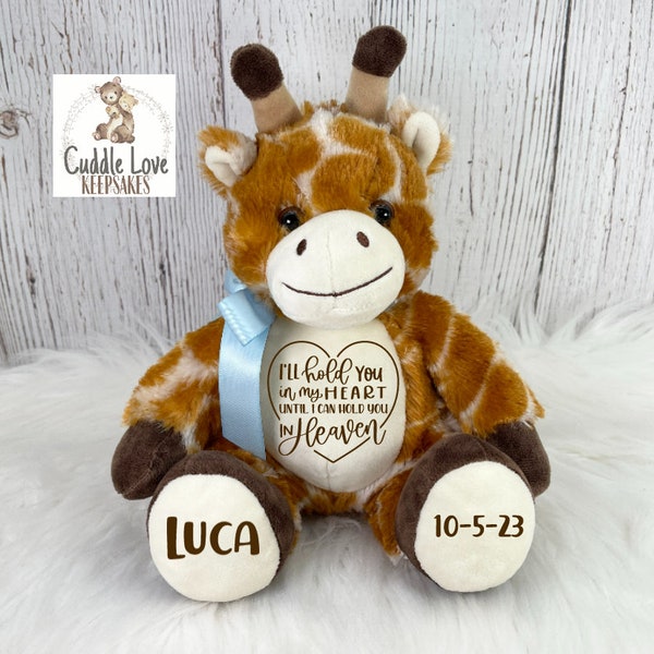 Personalized in Memory Stuffed Animal - Etsy
