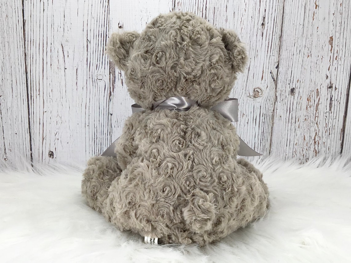 BAPTISM Teddy Bear, Personalized Baptism Stuffed Animal, Custom Baptism ...