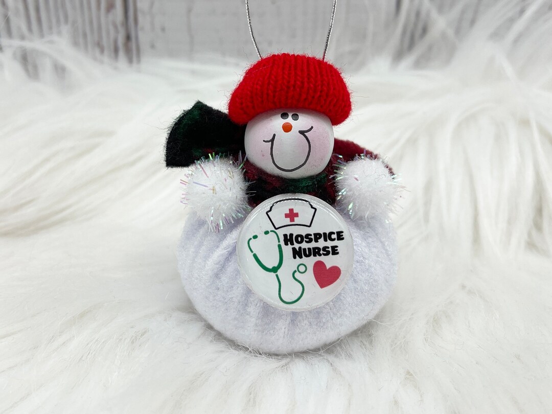 Hospice Nurse Ornament, Hospice Staff Thank You Appreciation, Hospice ...
