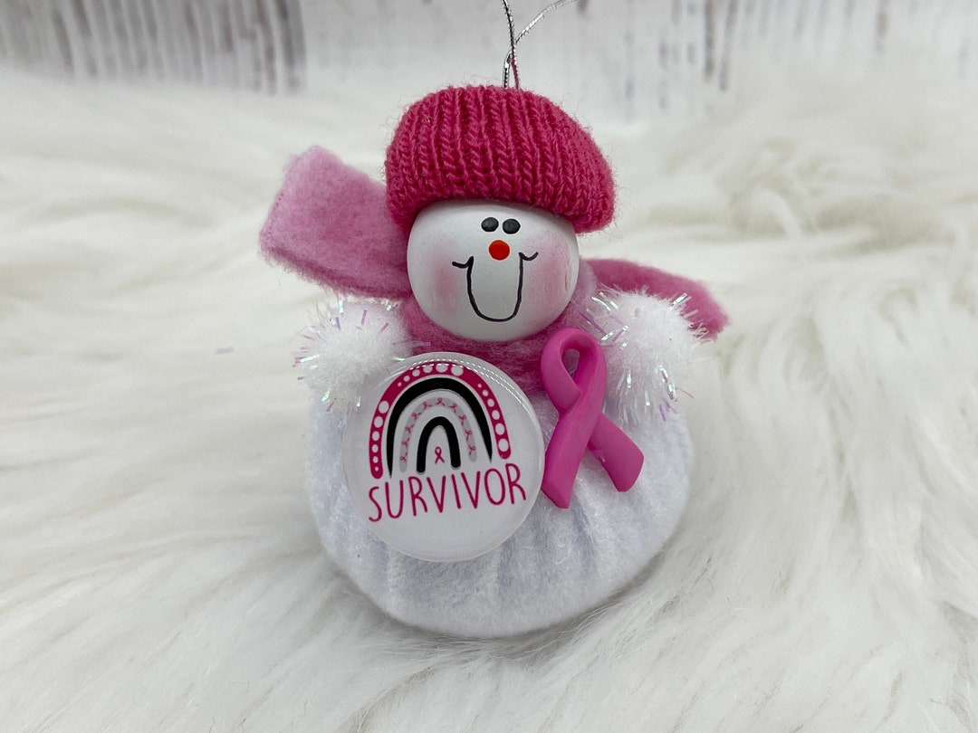 Breast Cancer Christmas Ornament, Breast Cancer Survivor Warrior ...