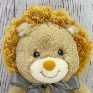 Lion Birth Stats Stuffed Animal, Personalized Plush Lion Birth ...