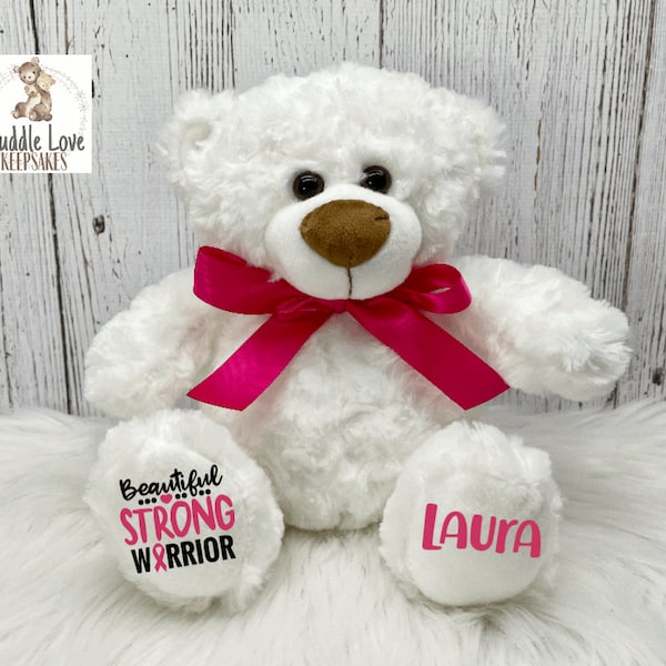 Breast Cancer Bear - Etsy