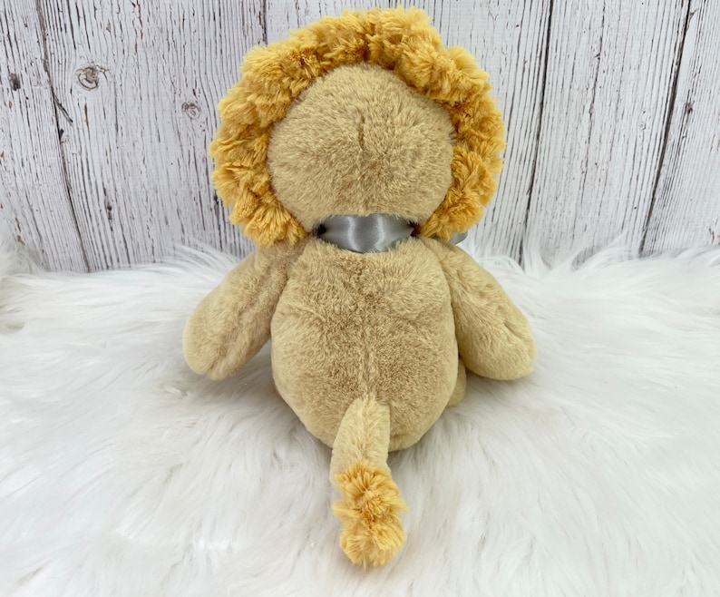 Lion Birth Stats Stuffed Animal, Personalized Plush Lion Birth ...
