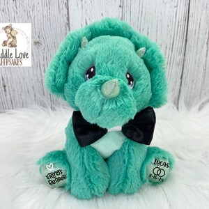 Ring Bearer Triceratops Dinosaur Proposal Box, Flower Girl Proposal ...