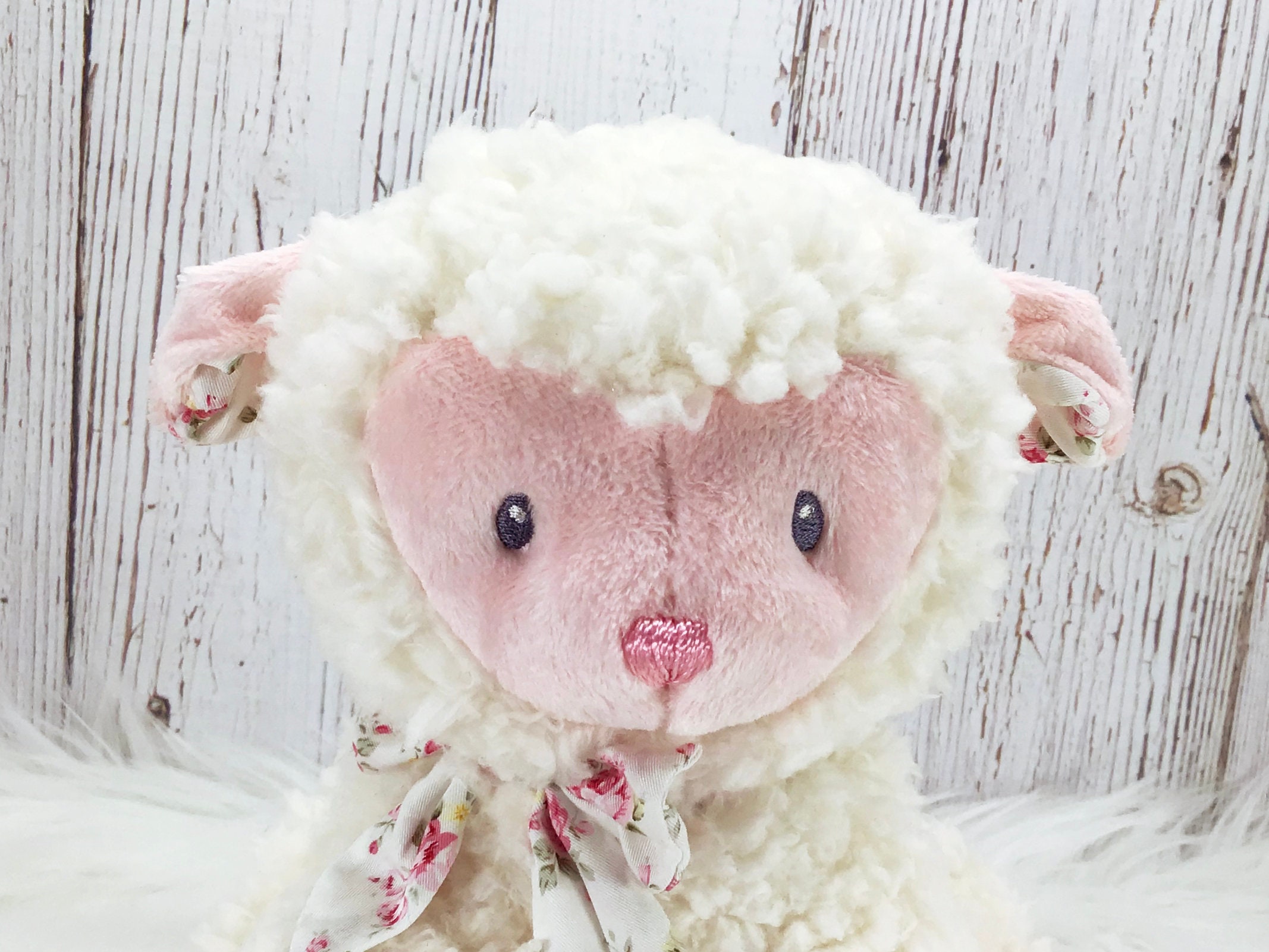 Baptism Lamb Personalized Baptism Gift Stuffed Lamb Baptized - Etsy