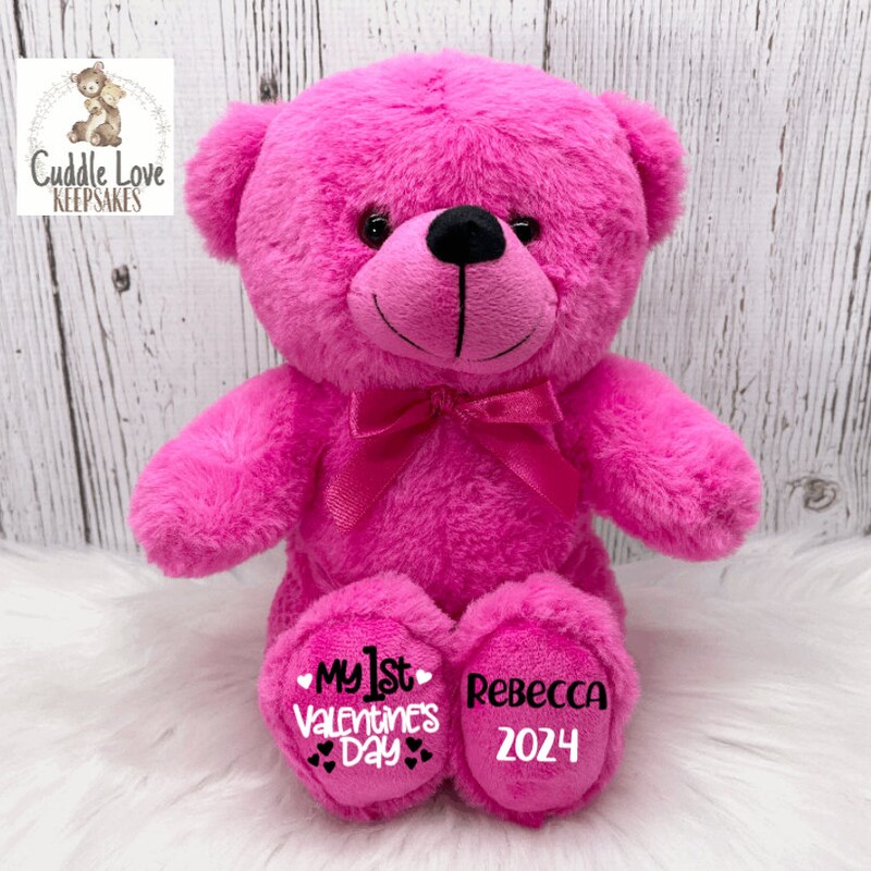 Valentine Teddy Bear - Etsy