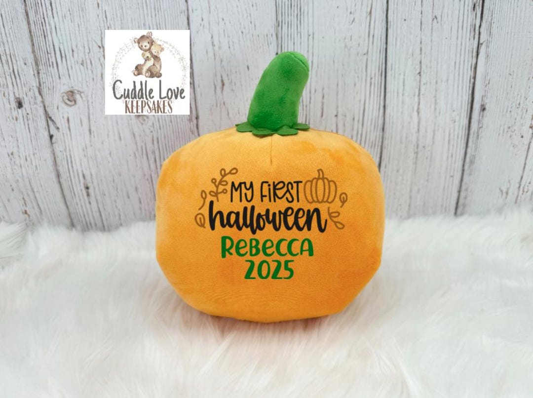 My First Halloween Pumpkin, Baby's 1st Halloween Stuffed Pumpkin ...